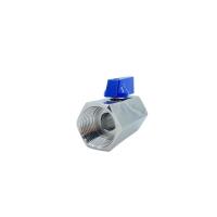 China Stainless Steel 304/316 Double Femal Thread Mini Ball Valve for Water Manual Operation for sale