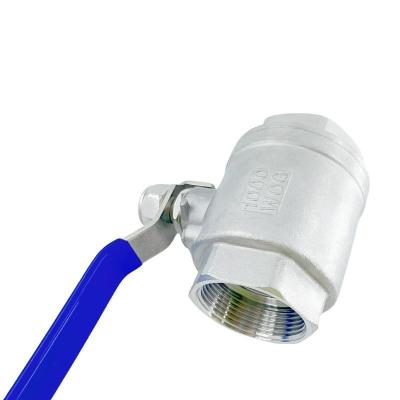 China Flash Sale Stainless Steel 2PC Ball Valve Threaded Female with ISO9001 Standard for sale