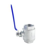 China Flash Sale Stainless Steel 2PC Ball Valve Threaded Female with ISO9001 Standard for sale