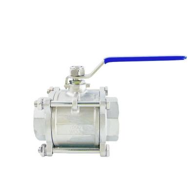 China 316L Stainless Steel Jacket Manual Weld Straight Ball Valve for Normal Temperature Flow for sale