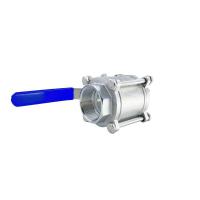 China Stainless Steel 304/316 Three-Piece Ball Valve for Medium Heavy Duty Applications for sale