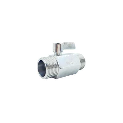 China Mini Ball Valve with Stainless Steel Handle and Floating Ball Design 304 Material for sale