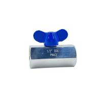 China 304/316 Stainless Female Thread Steel Mini Ball Valve Customization for Temperature C for sale