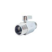 China Q11F-63P Stainless Steel Handle Double Male Thread Mini Ball Valve for Water Management for sale