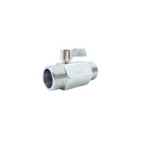 China Q11F-63P Stainless Steel Handle Double Male Thread Mini Ball Valve for Water Management for sale