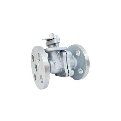 China 2-PC Stainless Steel CF8m SS316 304 Pn16 Flanged Ball Valve for Demanding Industries for sale