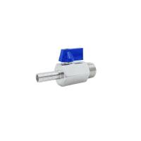 China Stainless Steel NPT Bsp Female to Male Pn63 Mini Ball Valve with Customization Option for sale