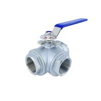 China ISO9001 Standard Three-Way Ball Valve Made of Corrosion-Resistant Stainless Steel for sale