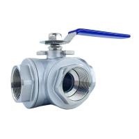 China ISO9001 Standard Three-Way Ball Valve Made of Corrosion-Resistant Stainless Steel for sale