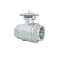 China 304/316 Stainless Steel Two-Piece Internal Screw Ball Valve with Platform Affordable for sale