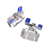 China 1/4-1 Inch Stainless Steel 304 1000wog 2PC Female Thread Ball Valve for High Pressure for sale