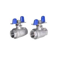 China 1/4-1 Inch Stainless Steel 304 1000wog 2PC Female Thread Ball Valve for High Pressure for sale