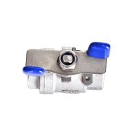 China Oil Media Stainless Steel 2PC Manual Floating Ball Valve with NPT/BSPT/BSPP Thread End for sale