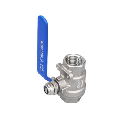 China Female Threaded Ball Valve 1000wog Full Port Stainless Steel 2PC Connection Form Thread for sale