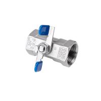 China PN1.0-32.0MPa Nominal Pressure 1PC Ball Valve with Butterfly Handle in 201/304/316 Steel for sale