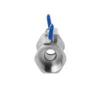 China PN1.0-32.0MPa Nominal Pressure 1PC Ball Valve with Butterfly Handle in 201/304/316 Steel for sale