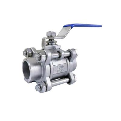 China Stainless Steel 304 High Pressure Full Port Socket Weld 3PC Ball Valve at Pn1.6-6.4MPa for sale
