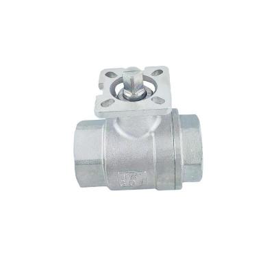 China 1000wog SS304 316 Stainless Steel NPT Bsp Thread Two Piece Ball Valve for Industrial for sale