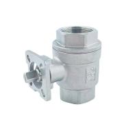 China 1000wog SS304 316 Stainless Steel NPT Bsp Thread Two Piece Ball Valve for Industrial for sale