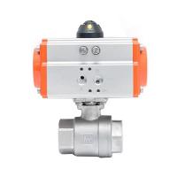 China Industrial Pneumatic 304 Stainless Steel 2PC Ball Valve with 30-Day Refund Policy for sale