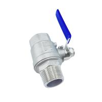 China Q11F-16/64P CF8 Stainless Steel 2PC Ball Valve with Female and Male NPT/BSPP/BSPT Thread for sale