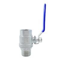China CF8 Stainless Steel 2PC Double Female and Male Thread Ball Valve Manual Driving Mode for sale