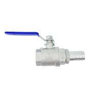 China Outlet Stainless Steel 2PC Ball Valve Model NO. Q11F-16/64P with Pagoda Pipe End for sale