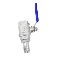 China Outlet Stainless Steel 2PC Ball Valve Model NO. Q11F-16/64P with Pagoda Pipe End for sale
