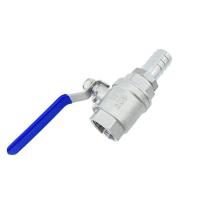 China 304/316 Stainless Steel 2PC Female Thread Ball Valve with Pagoda Pipe End Competitive for sale