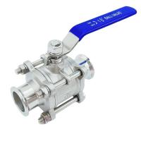 China ISO9001 Standard 3PC Clamp Stainless Steel Floating Ball Valve 1000wog Manufacturers for sale
