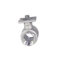 China DN8-DN100 Stainless Steel 304/316 2PC Thread End Ball Valve Pn16 with High Platform for sale