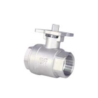 China DN8-DN100 Stainless Steel 304/316 2PC Thread End Ball Valve Pn16 with High Platform for sale