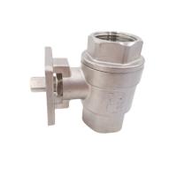 China 304/316 Stainless Steel High Platform 2PC Ball Valve Body for Oil Media ISO 9001 Standard for sale