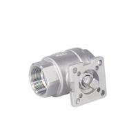 China Full Bore DN15 2PC Threaded Ball Valve with High Platform and Straight Through Type for sale