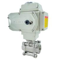 China Automatic Electric Actuator Motorized Motorised Ball Valve with Stainless Steel Material for sale