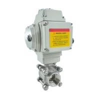 China Stainless Steel Automatic Electric Actuator Motorized Three-Piece Ball Valve DN8-DN100 for sale
