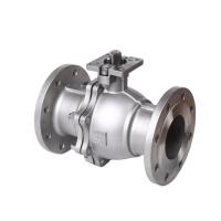 China Stainless Steel 304/316 High Platform Flanged Ball Valve for Straight Through Channel for sale