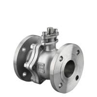 China Stainless Steel 2PC Flange Type High Platform Ball Valve Q41F-150LB for Petrochemical for sale
