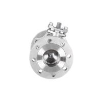 China Stainless Steel 2PC Flange Type High Platform Ball Valve Q41F-150LB for Petrochemical for sale