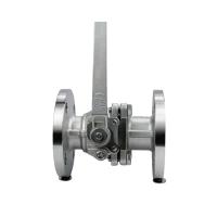 China Flange Connection JIS 2PC Stainless Steel Ball Valve Operated by Manual Driving Mode for sale