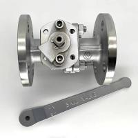 China Flange Connection JIS 2PC Stainless Steel Ball Valve Operated by Manual Driving Mode for sale