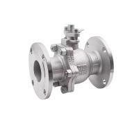 China 304/316 Stainless Steel Full Port Floating 2PC Flange Ball Valve for Manual Operation for sale