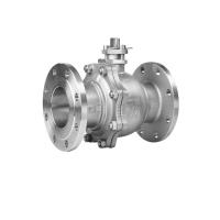 China Straight Through Type Stainless Steel 304/316 2PC Floating Flange Ball Valve ASME DIN JIS for sale