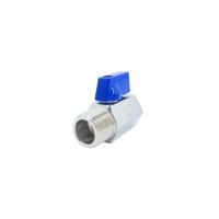China Aluminum Handle Stainless Steel Mini Ball Valve with NPT/BSPP/BSPT Thread ISO9001 Standard for sale