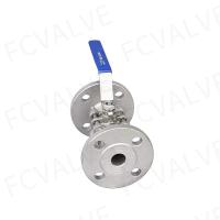China Manual Driving Mode 3PC Class150 Stainless Steel ANSI Flange Ball Valve for DN15-DN100 for sale