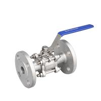China Manual Driving Mode 3PC Class150 Stainless Steel ANSI Flange Ball Valve for DN15-DN100 for sale