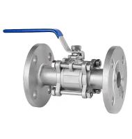 China Manual Driving Mode 3PC Class150 Stainless Steel ANSI Flange Ball Valve for DN15-DN100 for sale