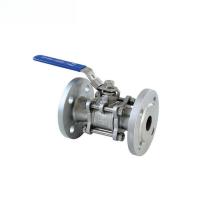 China Stainless Steel 3PC Flange Ball Valve CF8 Package Gross Weight 0.223kg for Industrial for sale