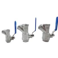 China Customized 304 Stainless Steel Threaded Filter Ball Valve Easy Refunds within 30 Days for sale