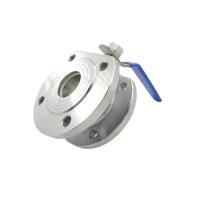 China 304/316 Stainless Steel Thin Pair Italy Type Wafer Ball Valve with 1 Piece Minimum Order for sale